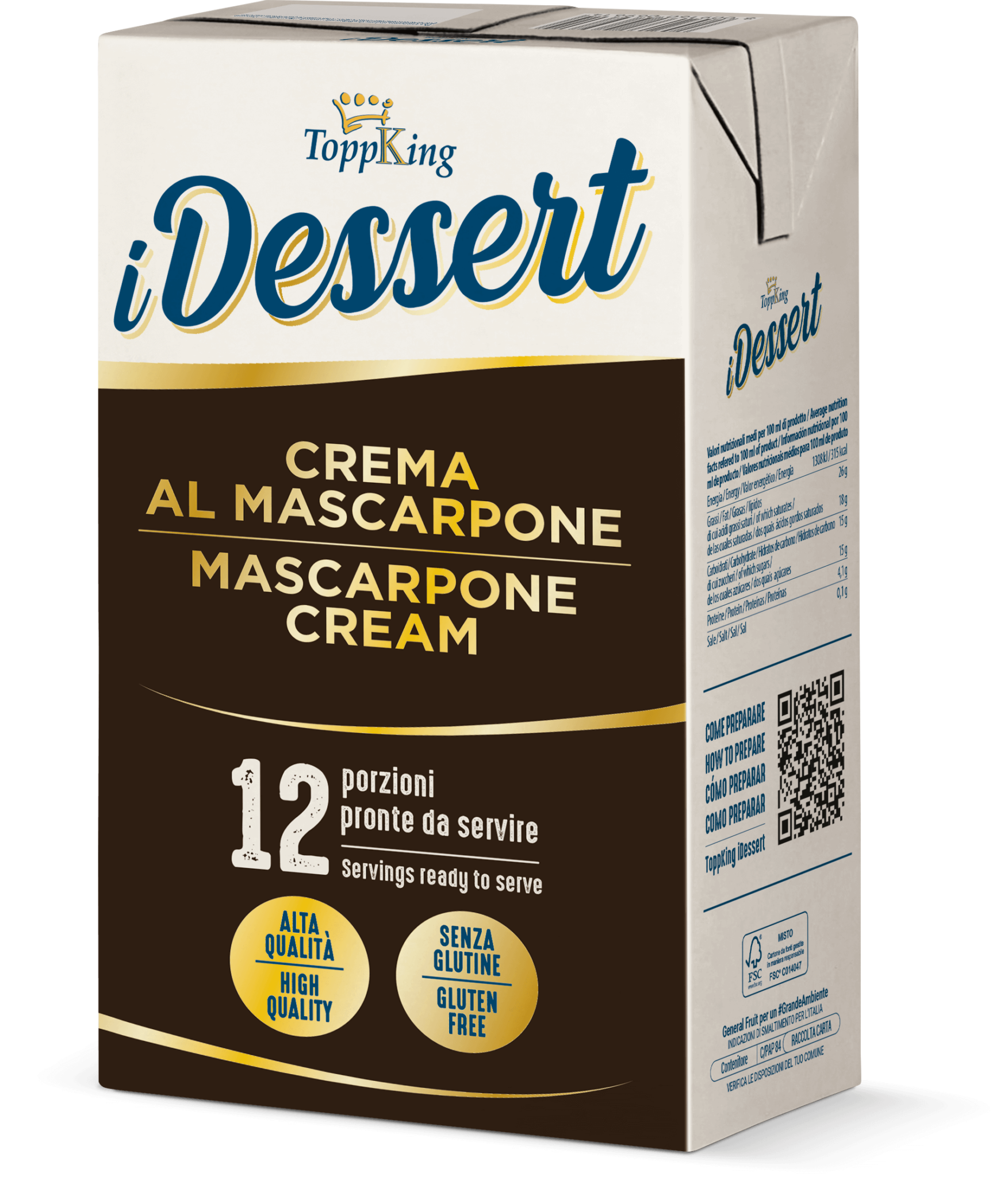 Crema al Mascarpone ToppKing | Dolce per la Ristorazione